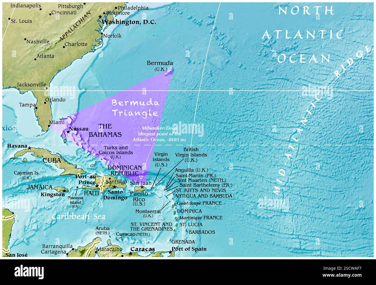 The Bermuda Triangle, also known as the Devil's Triangle, is an urban ...