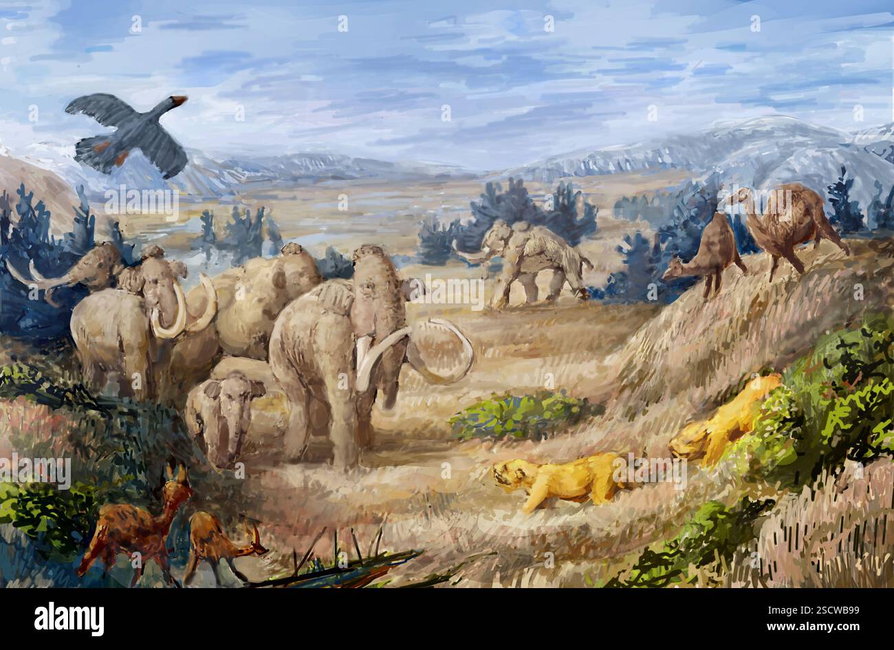 Often called the Ice Age, the Pleistocene epoch lasted from 2.58 ...