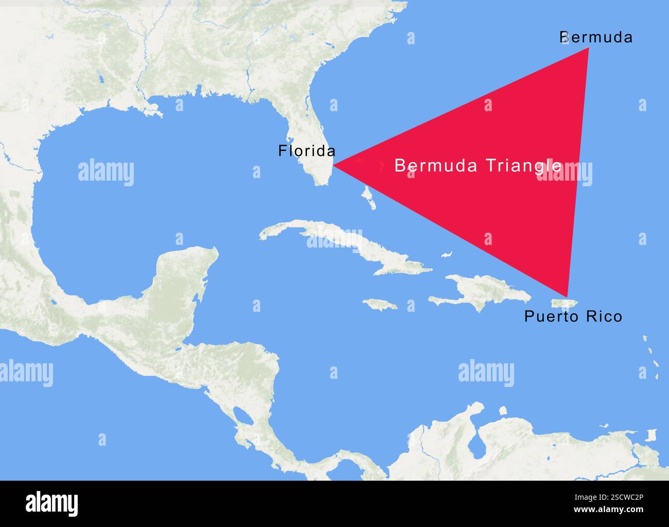 The Bermuda Triangle, also known as the Devil's Triangle, is an urban ...