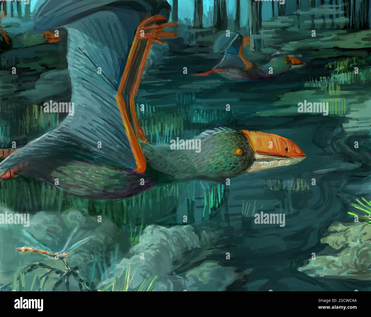 Azhdarcho is a genus of azhdarchid pterosaur from the late Cretaceous ...