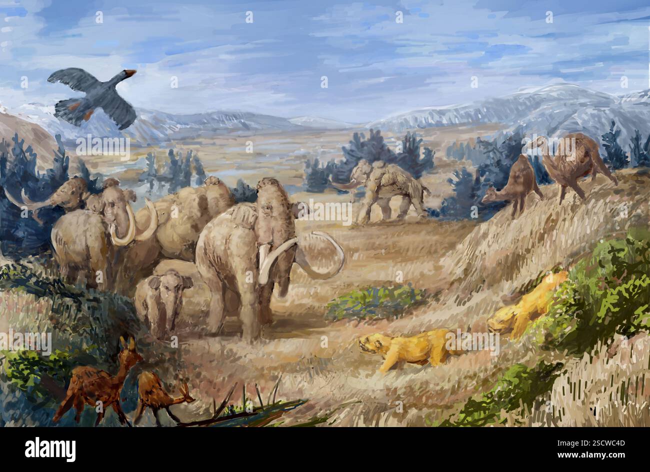 Often called the Ice Age, the Pleistocene epoch lasted from 2.58 ...