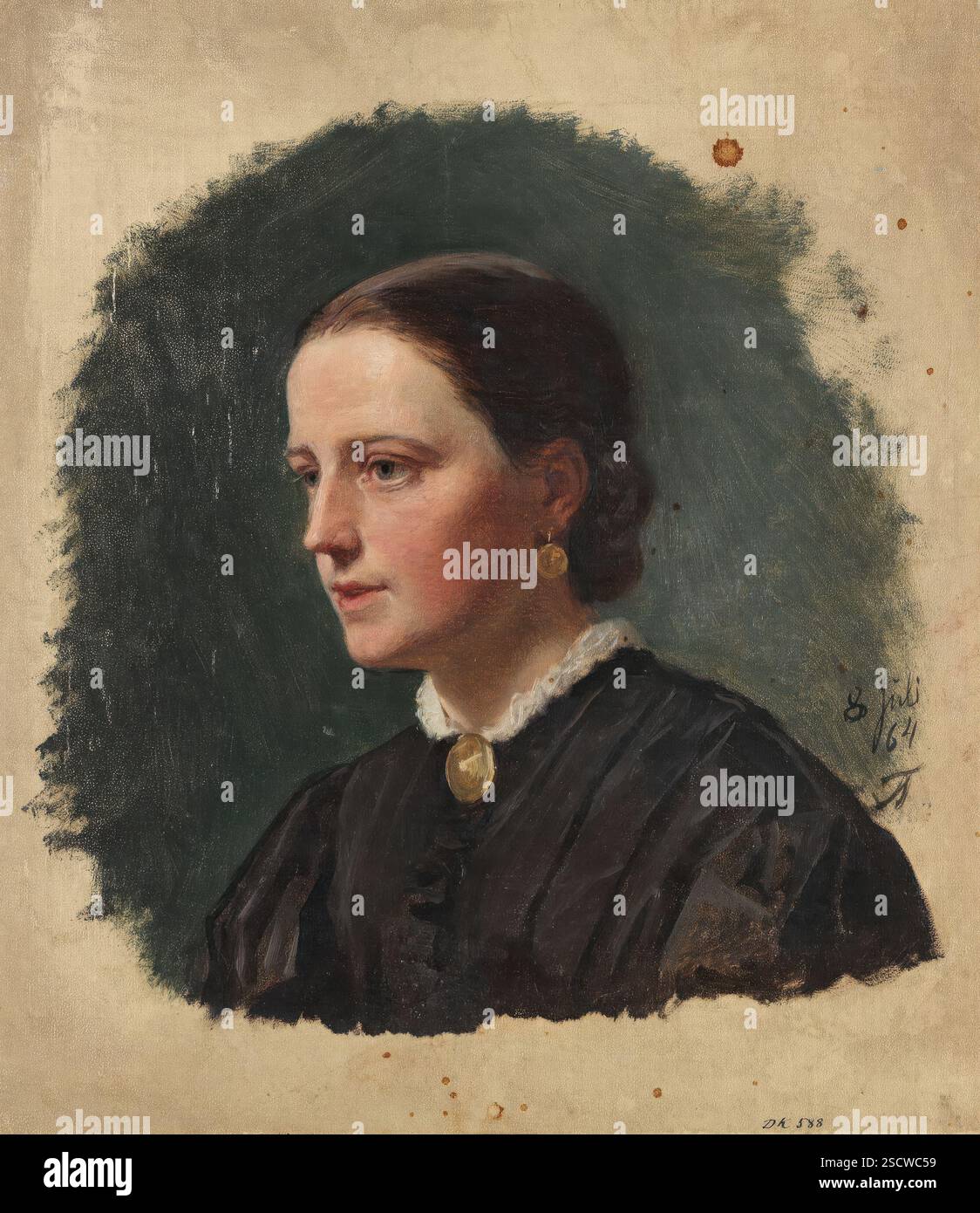 Portrait of Mrs. Duus, 1864 Stock Photo - Alamy