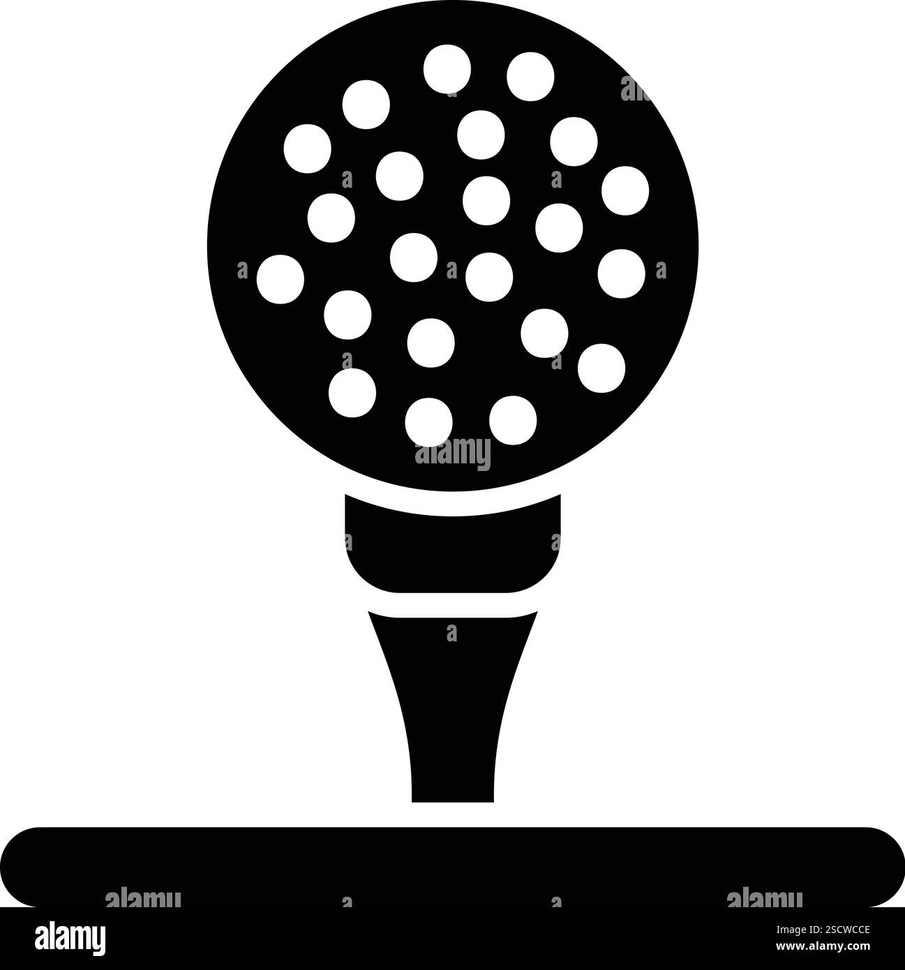 Golf ball Vector Icon Design Illustration Stock Vector Image & Art - Alamy