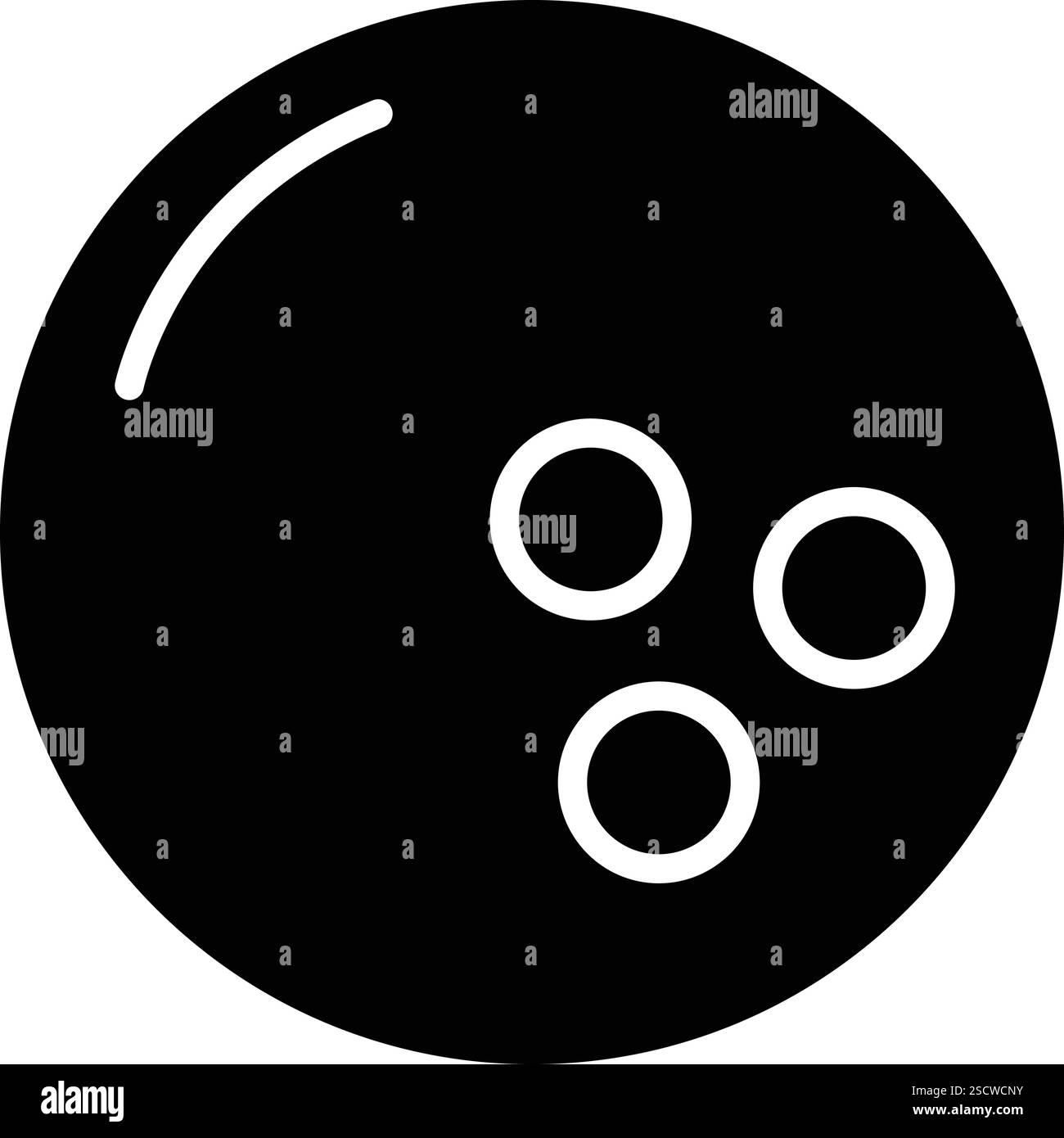 Bowling ball Vector Icon Design Illustration Stock Vector Image & Art ...