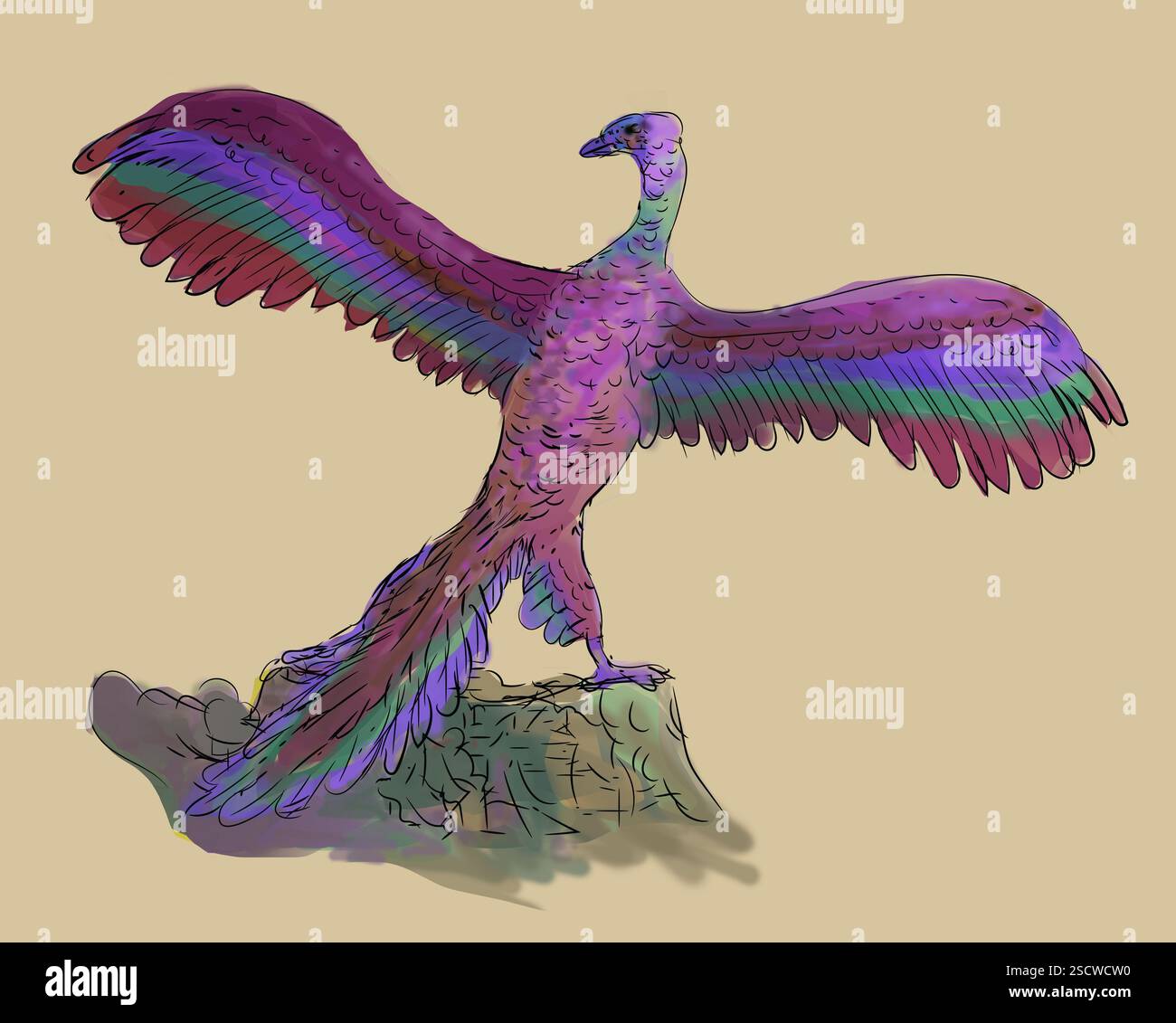 Archaeopteryx (or 'old-wing') is a genus of feathered dinosaur that ...