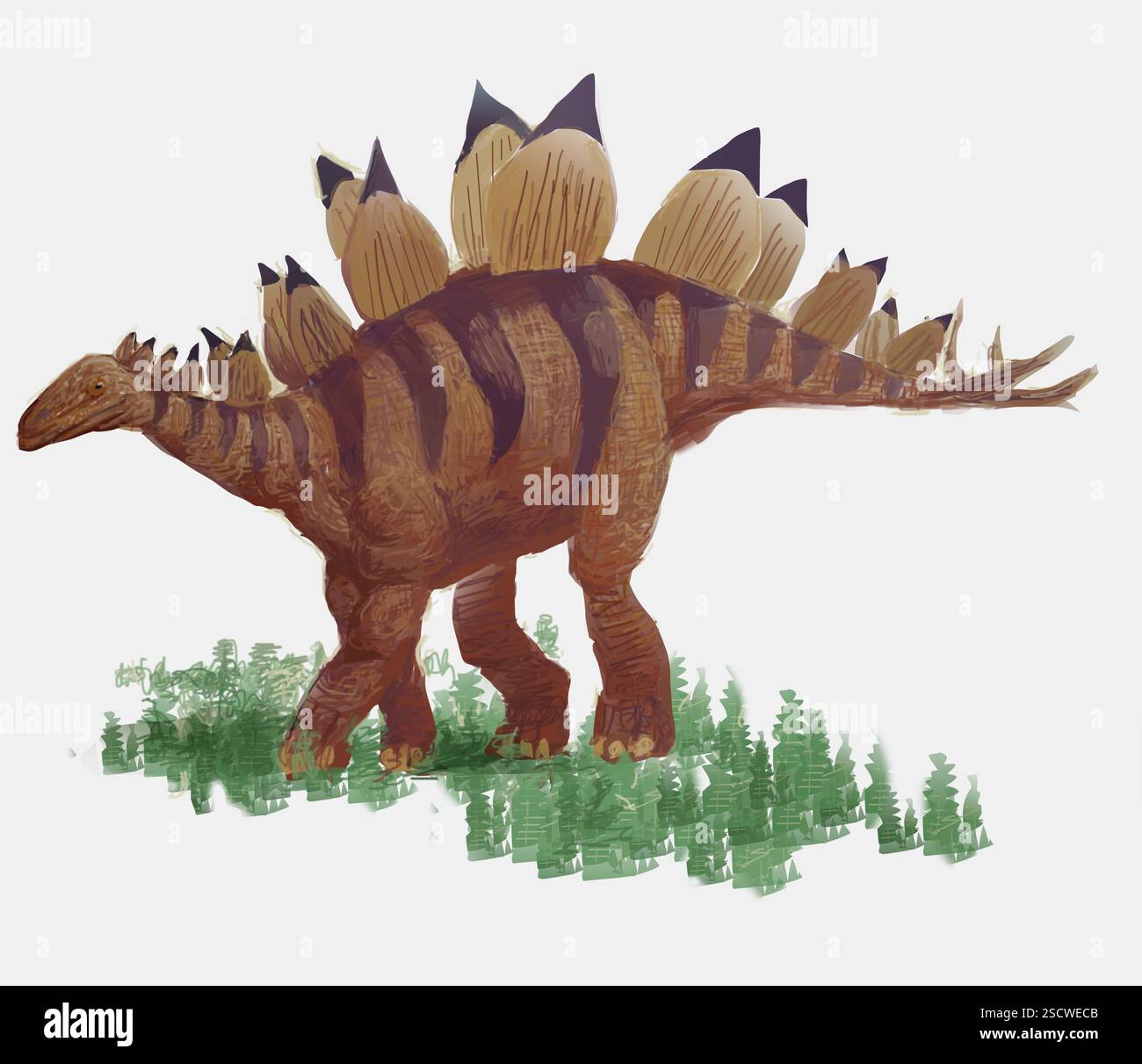 Stegosaurus was a genus of four-legged, armored dinosaur from the Late ...