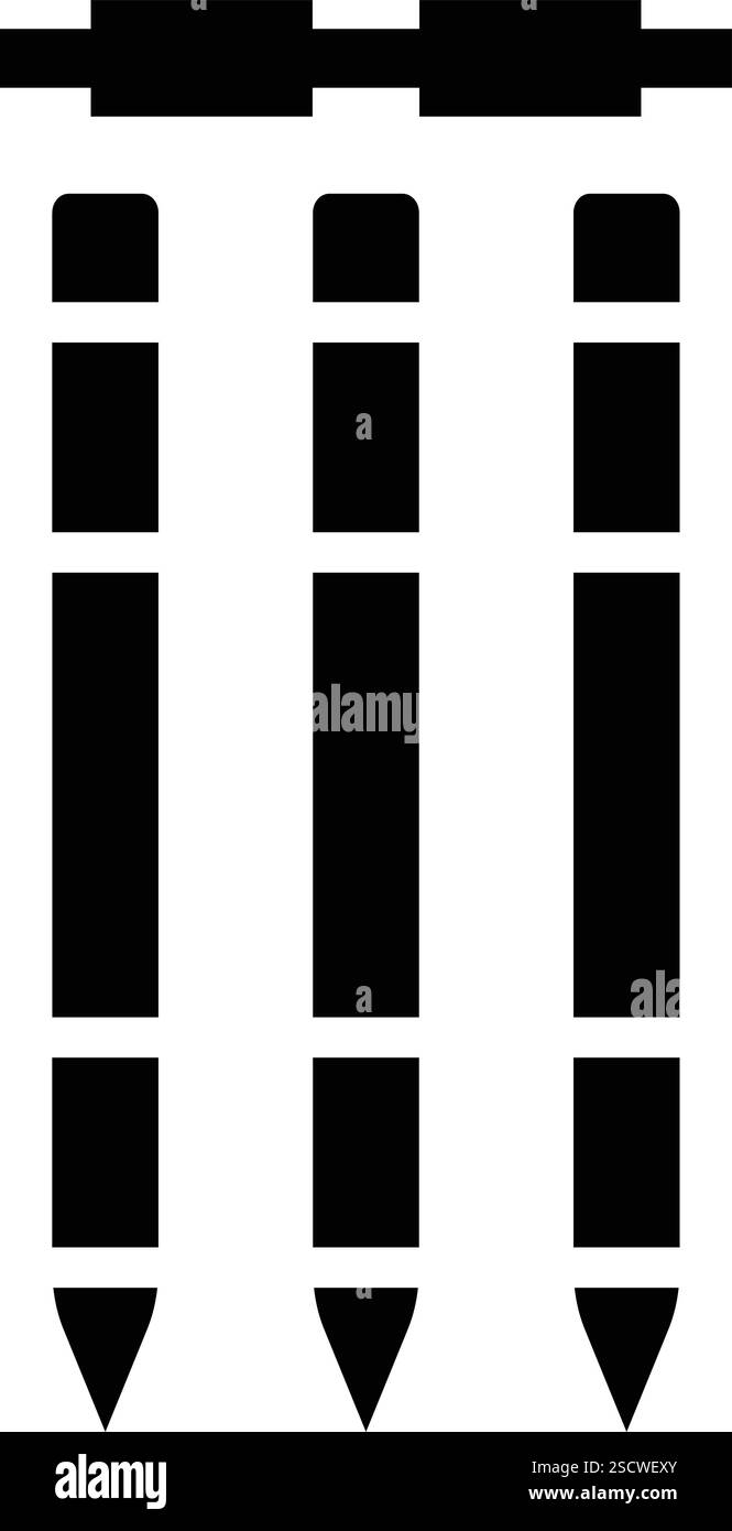 Wickets Vector Icon Design Illustration Stock Vector Image & Art - Alamy
