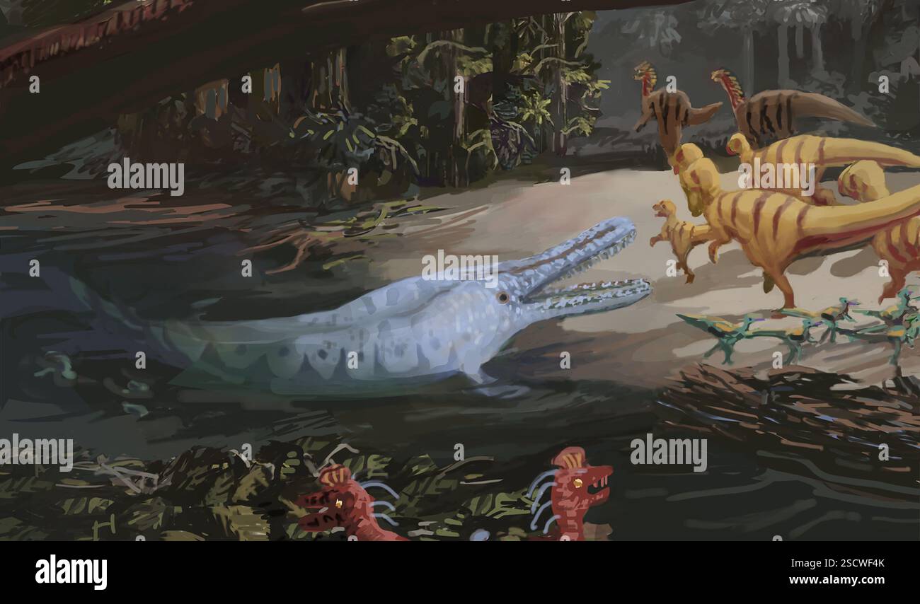 The Jurassic Period lasted from 201.3 million to 145 million years ago ...