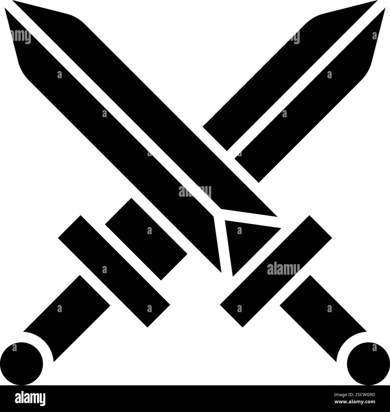 Pixel swords logo hi-res stock photography and images - Alamy