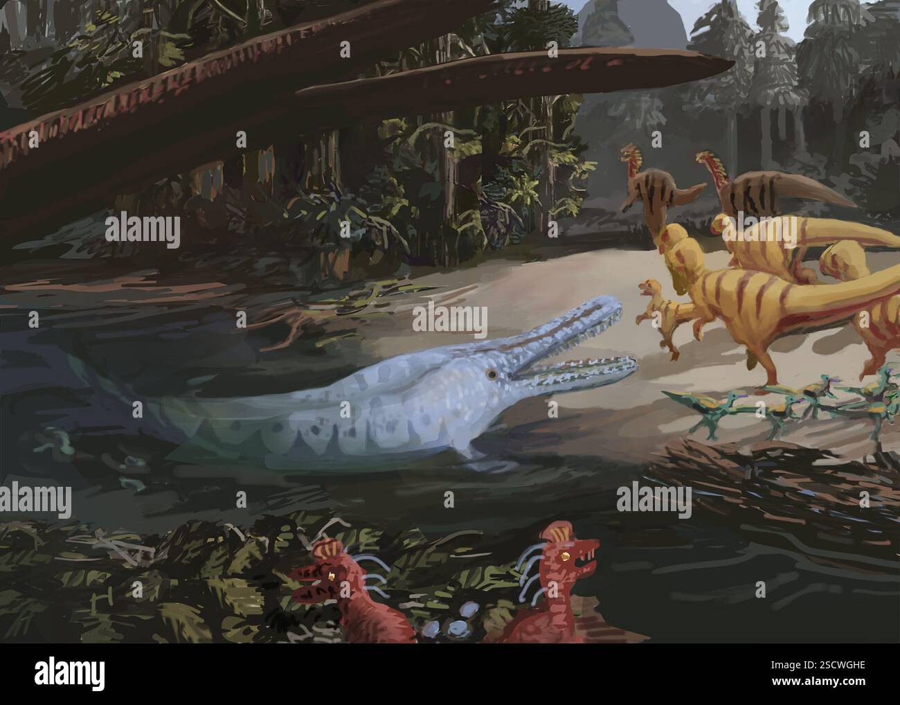 The Jurassic Period lasted from 201.3 million to 145 million years ago ...