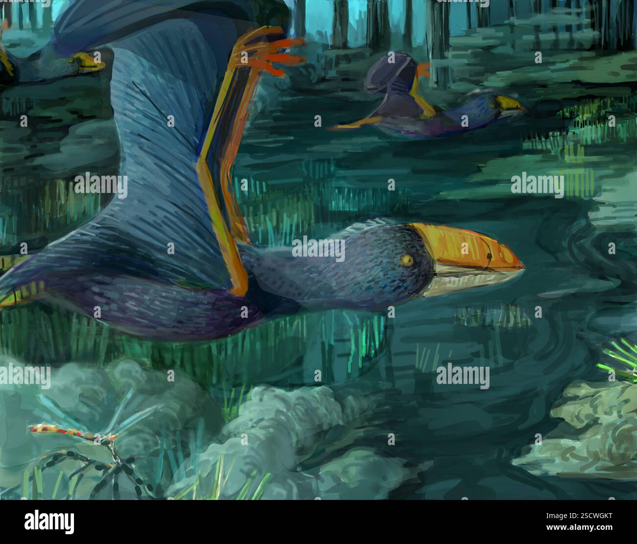 Azhdarcho is a genus of azhdarchid pterosaur from the late Cretaceous ...