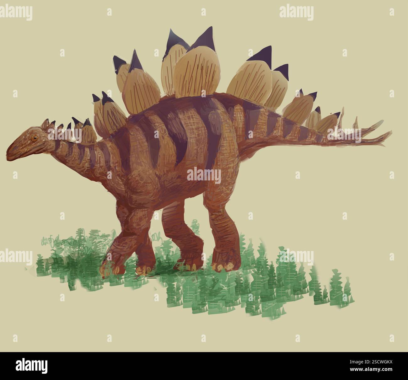 Stegosaurus was a genus of four-legged, armored dinosaur from the Late ...