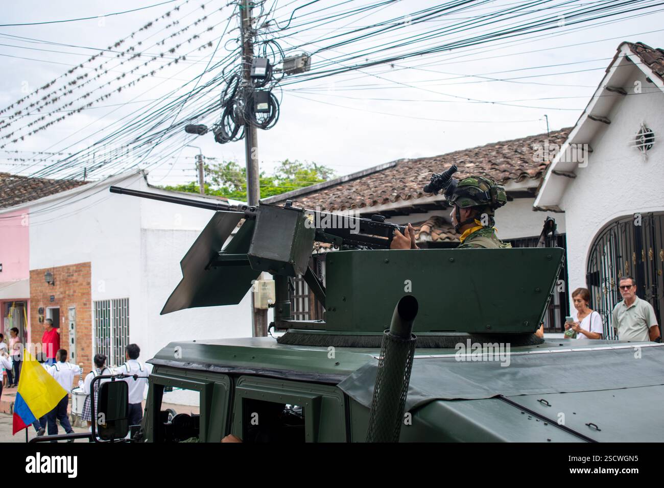 Colombian military vehicle, armored vehicle of the Colombian army ...