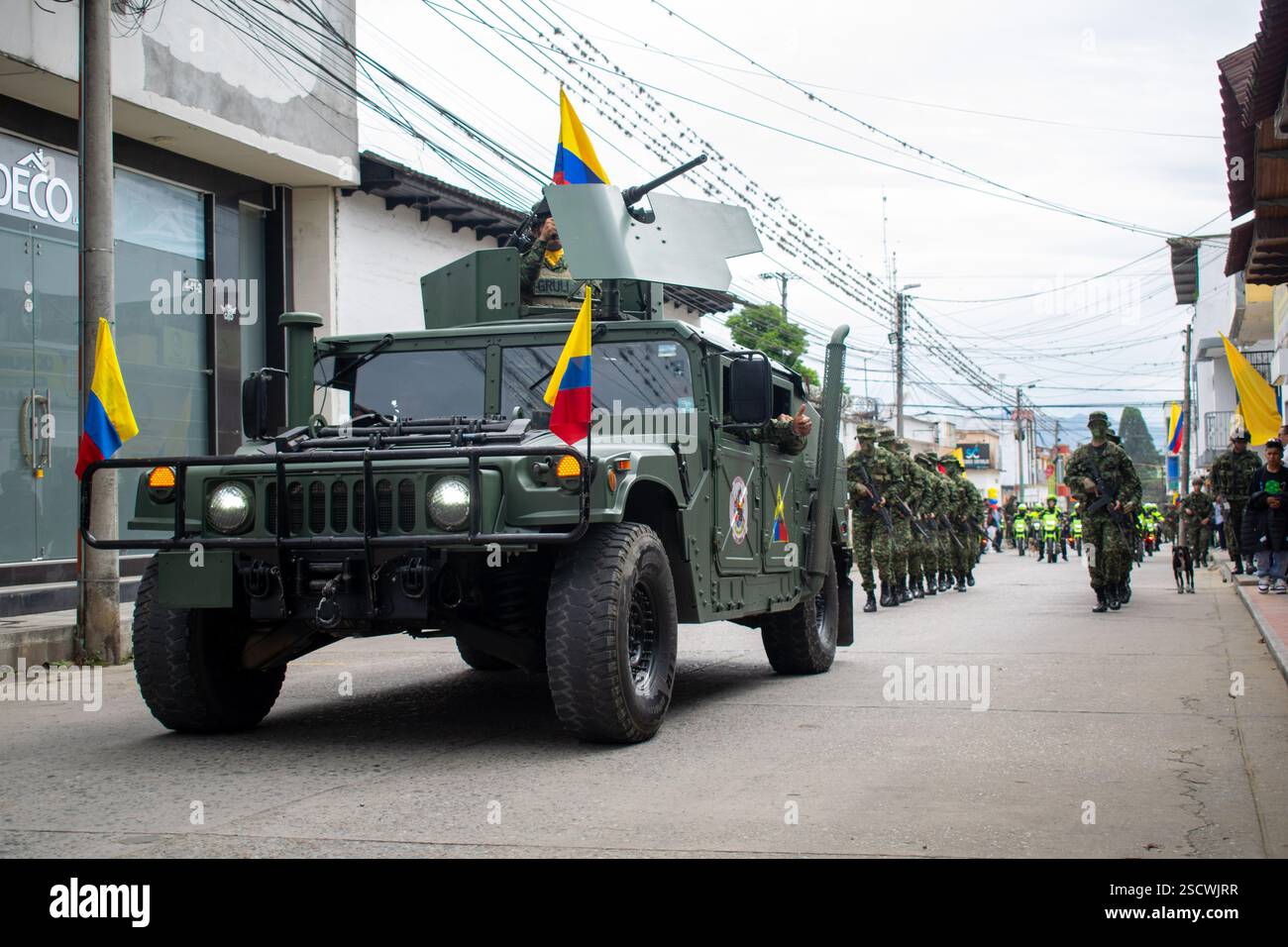 Colombian military vehicle, armored vehicle of the Colombian army ...