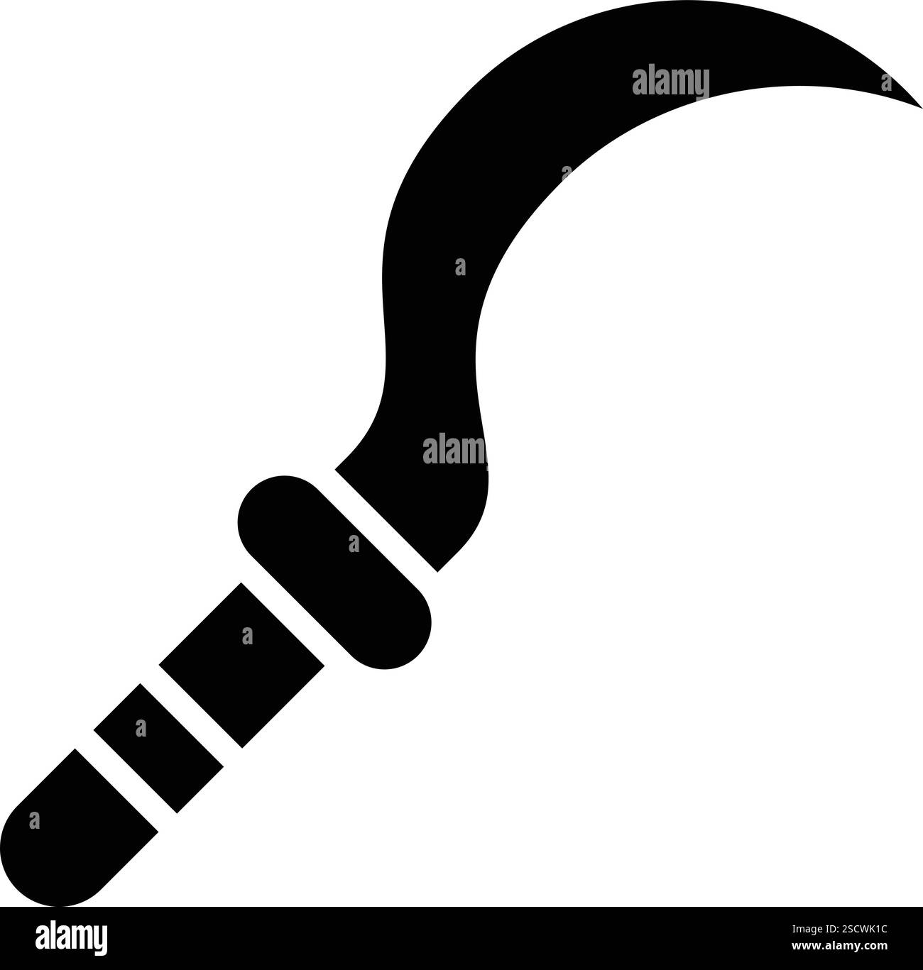 Sickle Vector Icon Design Illustration Stock Vector Image & Art - Alamy