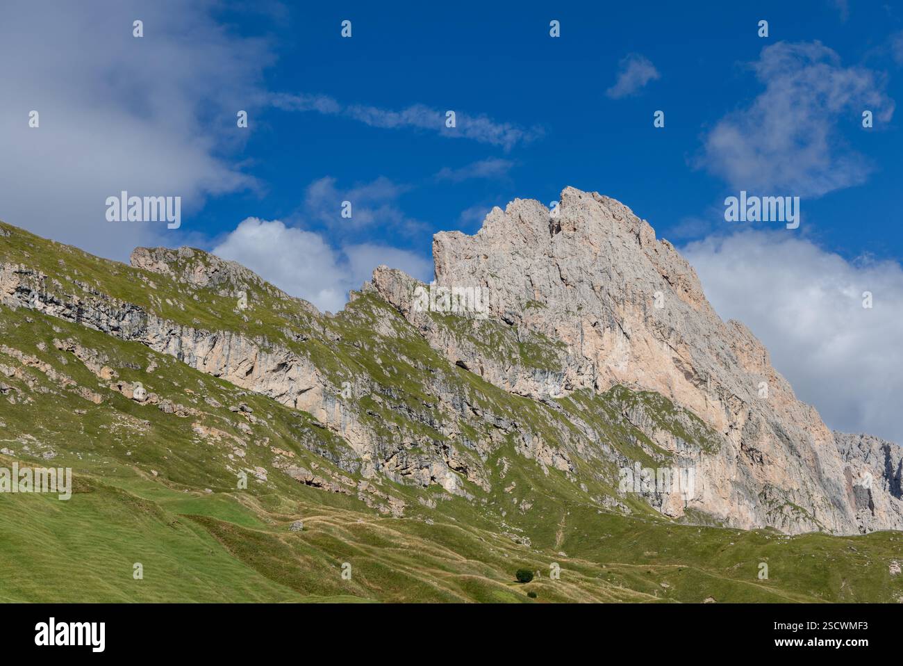 Striking view of the Seceda ridge in South Tyrol, Italy, showcasing ...