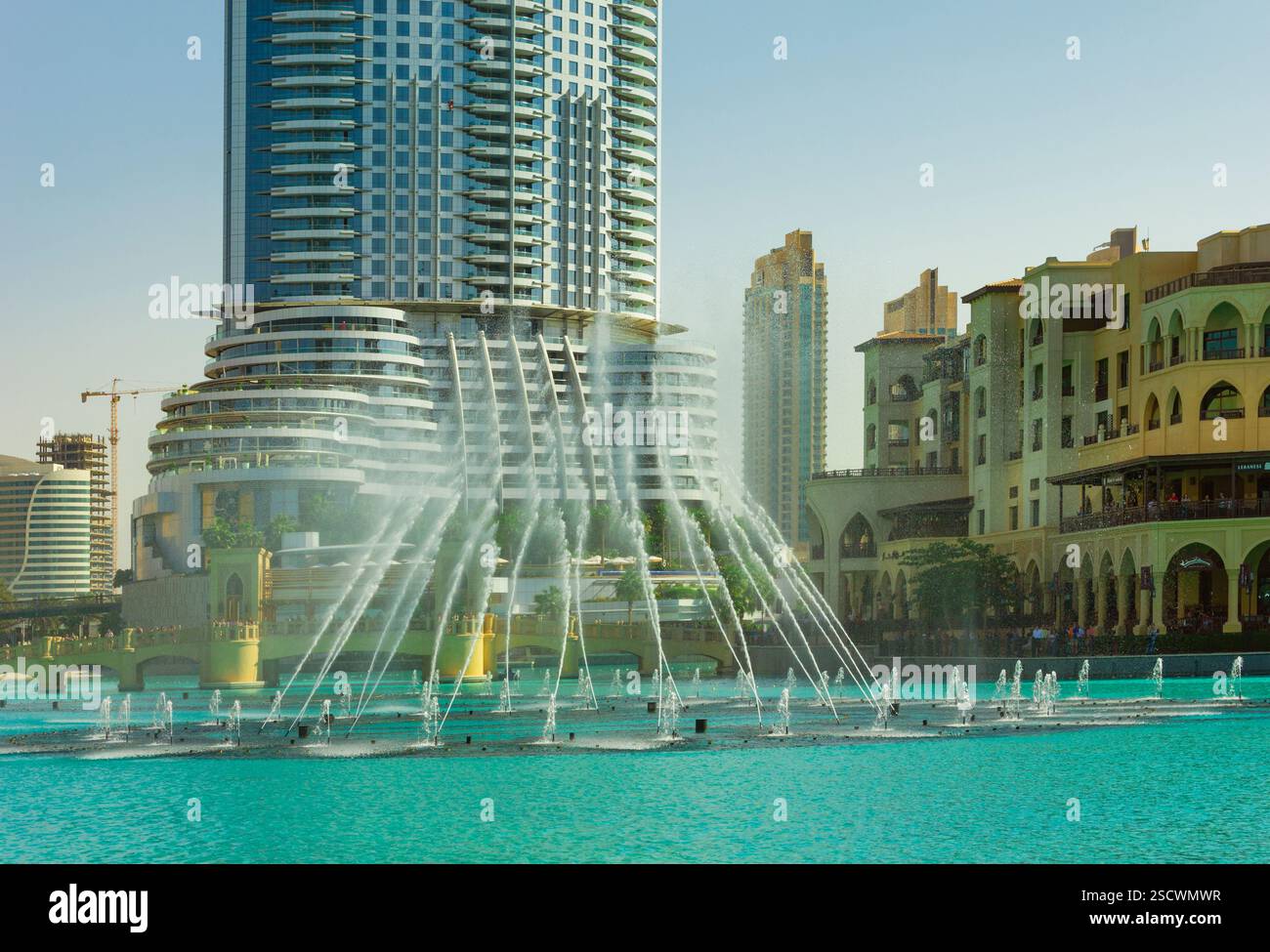 DUBAI, UAE - NOVEMBER 13: High rise buildings and streets nov 13. 2012 ...