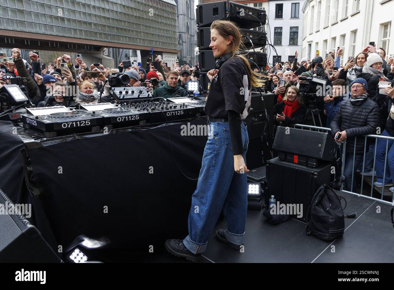 Gent, Belgium. 07th Feb, 2025. This picture is taken during a free ...