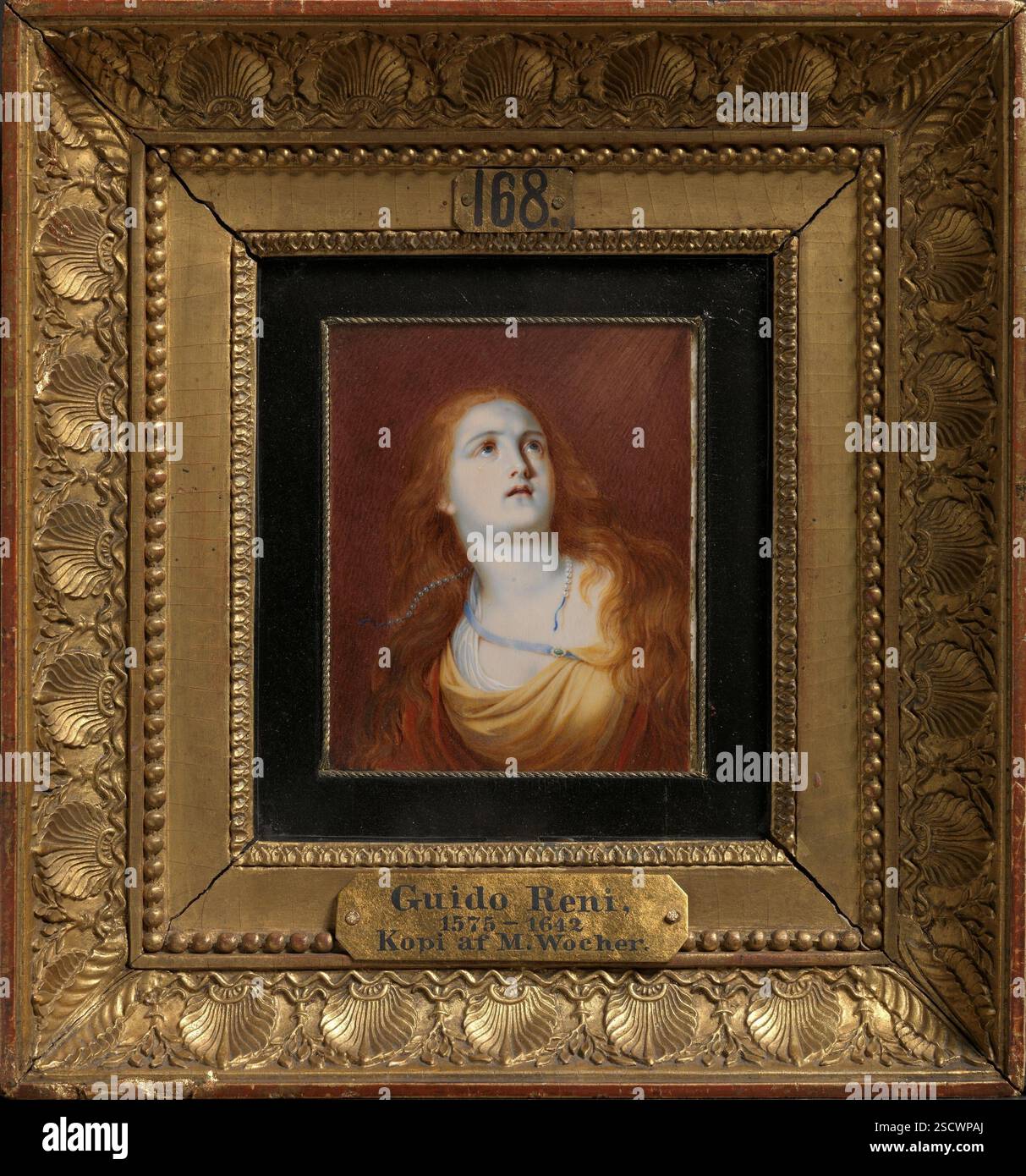 Mary Magdalene penitent, Copy after Guido Reni, 1808 Stock Photo - Alamy