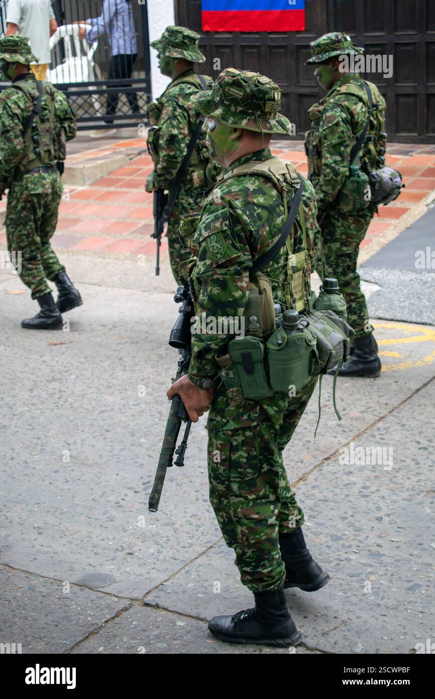 Colombian Army Patrolling The Streets Military Forces On Urban Patrol colombian-army-patrolling-the-streets-military-forces-on-urban-patrol