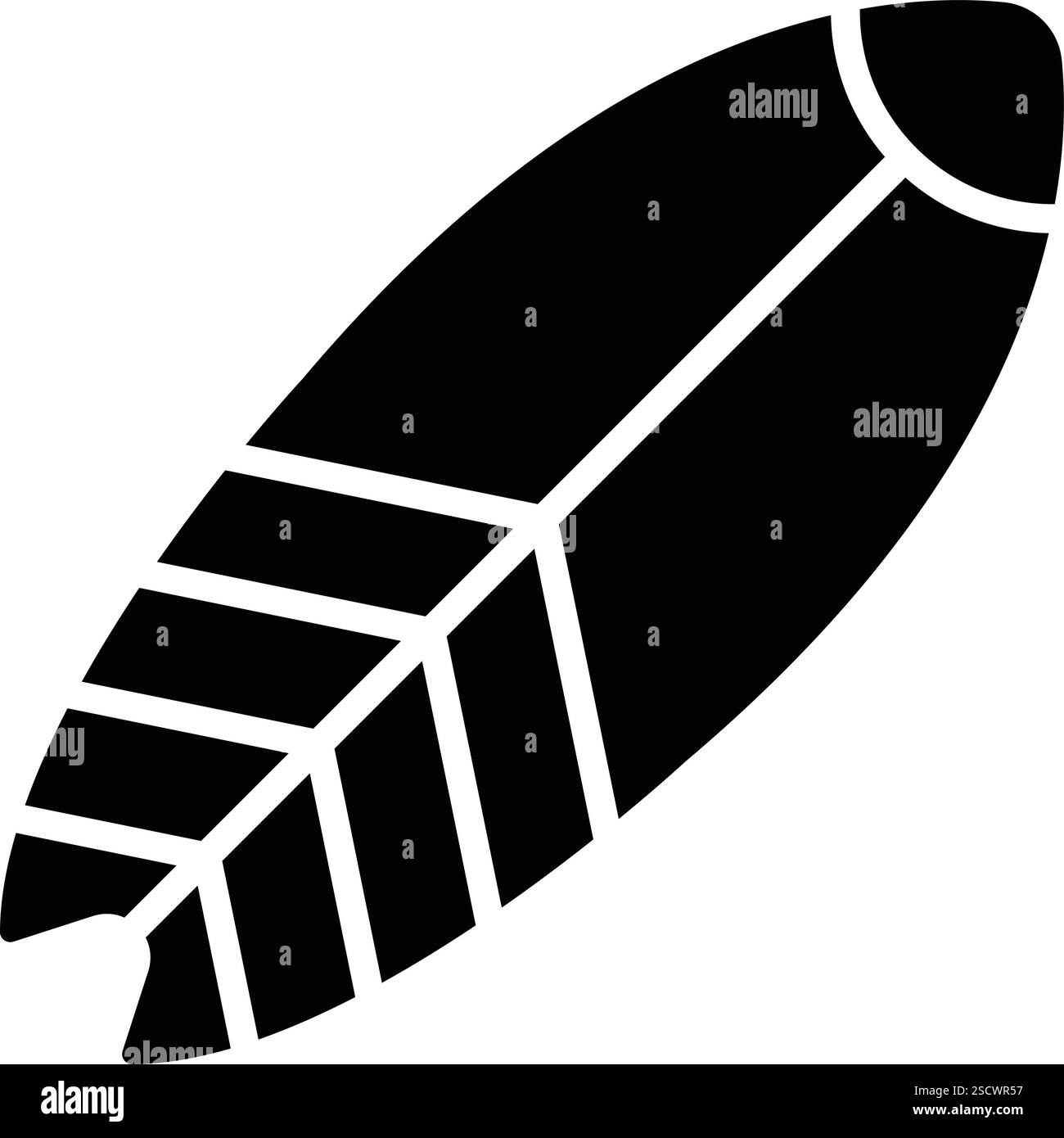 Surf board illustration Black and White Stock Photos & Images - Alamy