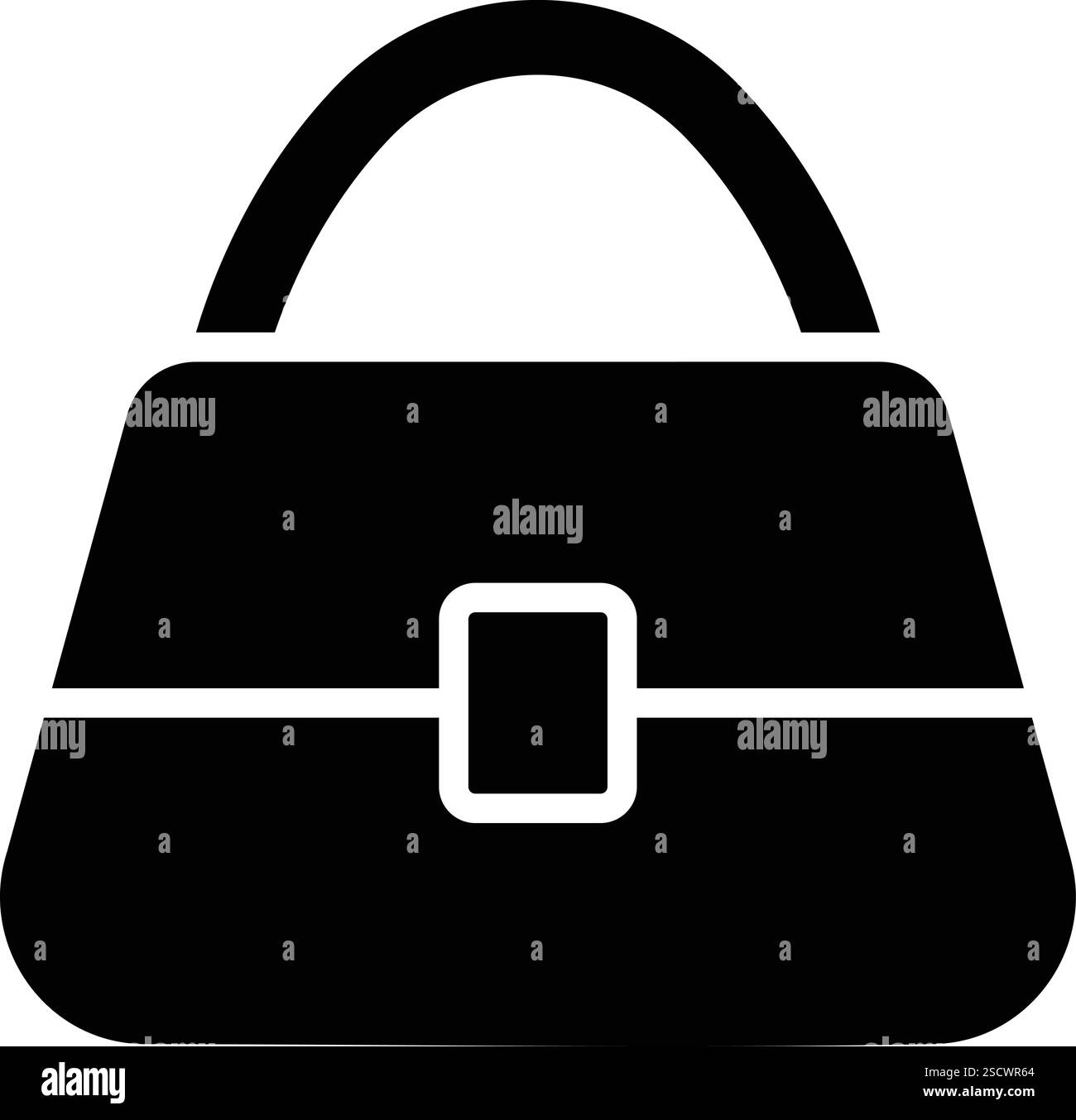 Vector design woman bag Black and White Stock Photos & Images - Alamy