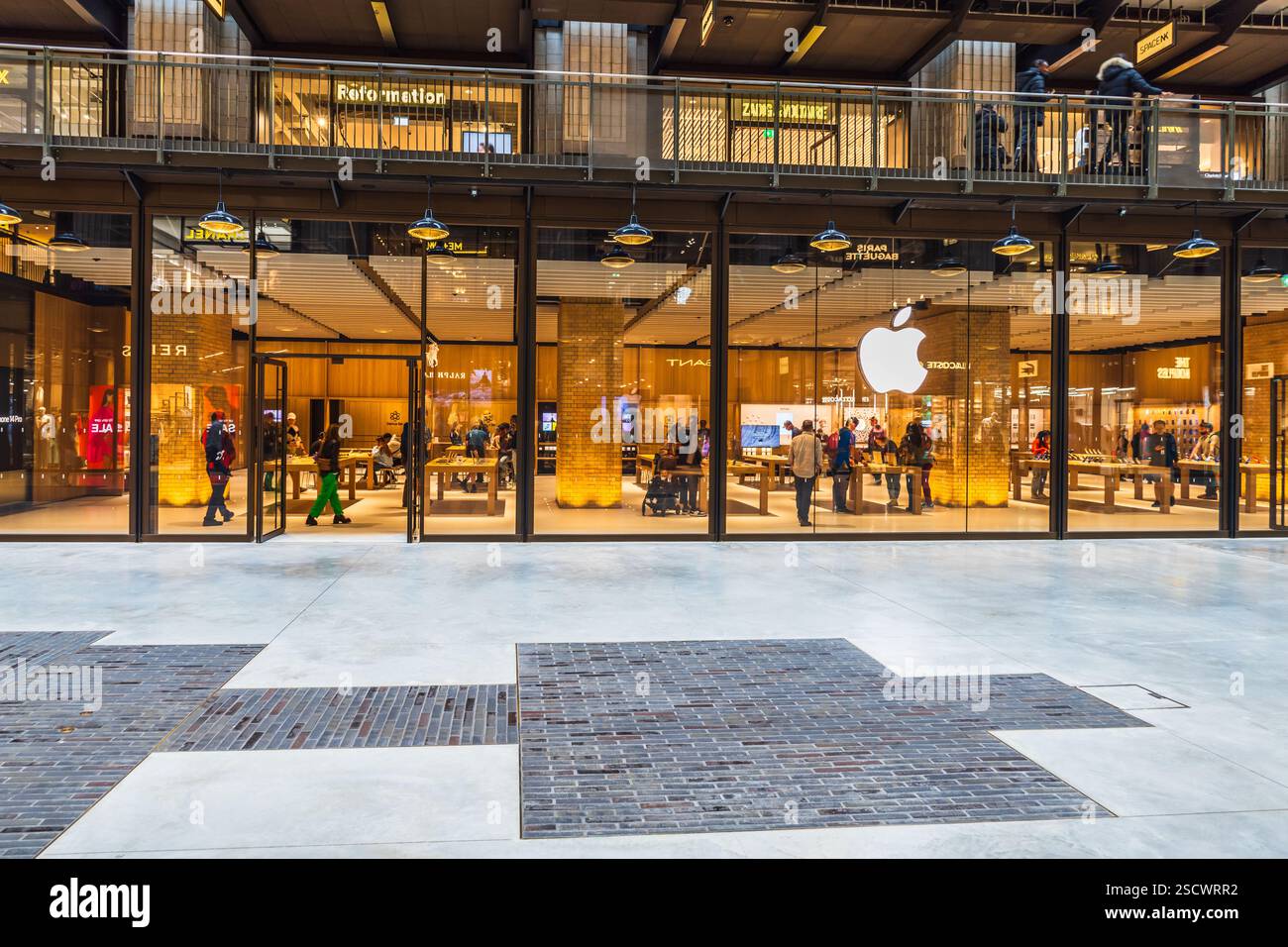 Elegant Apple Store Entrance in a Shopping Center. London, UK, 4 July ...