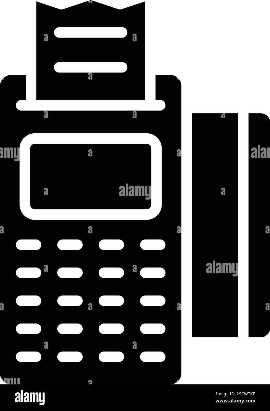 Receipt card payment Black and White Stock Photos & Images - Alamy