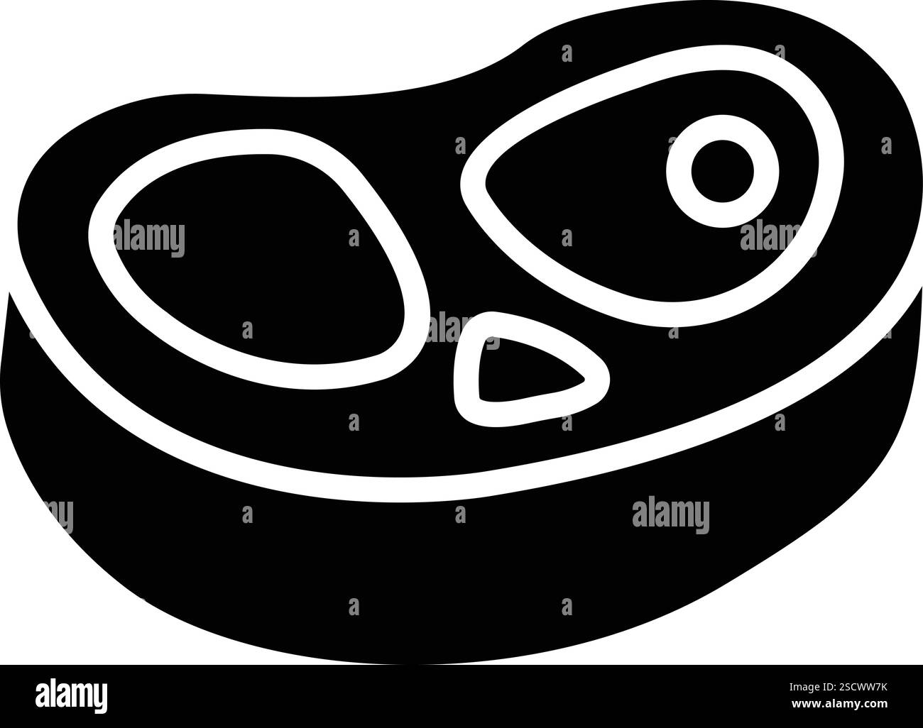 Meat Vector Icon Design Illustration Stock Vector Image & Art - Alamy