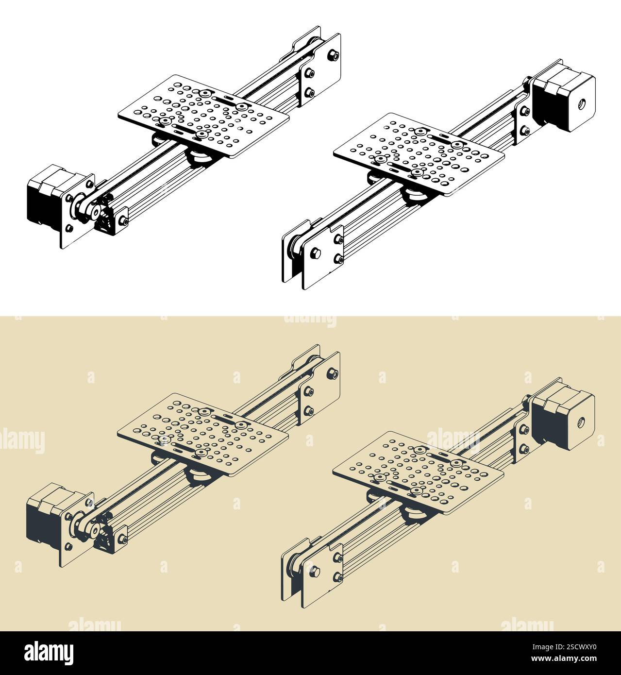 Belt driven linear actuator illustrations Stock Vector Image & Art - Alamy Belt driven linear actuator illustrations Stock Vector Image & Art - Alamy