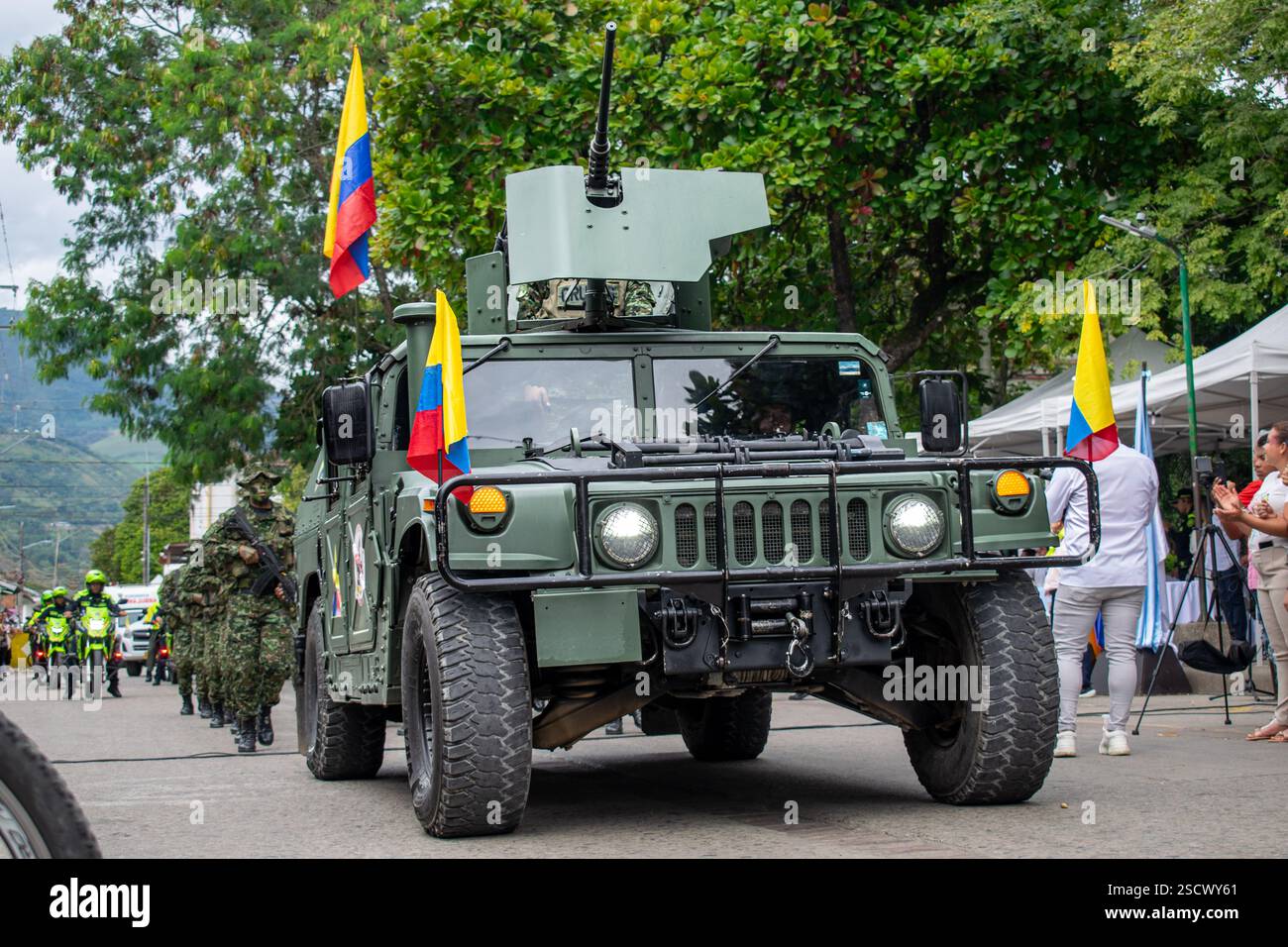 Colombian military vehicle, armored vehicle of the Colombian army ...