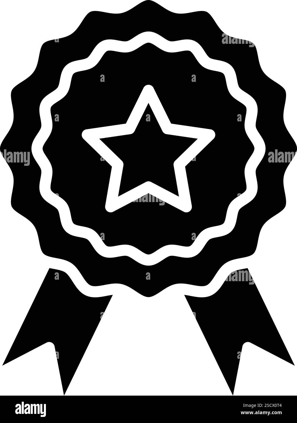 Flat ribbon vector vectors Black and White Stock Photos & Images - Alamy