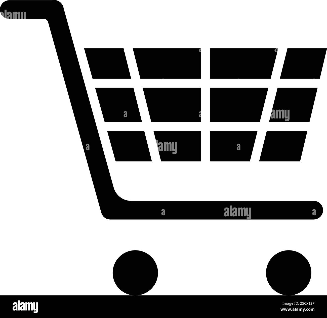 Vector cart outline web hi-res stock photography and images - Alamy