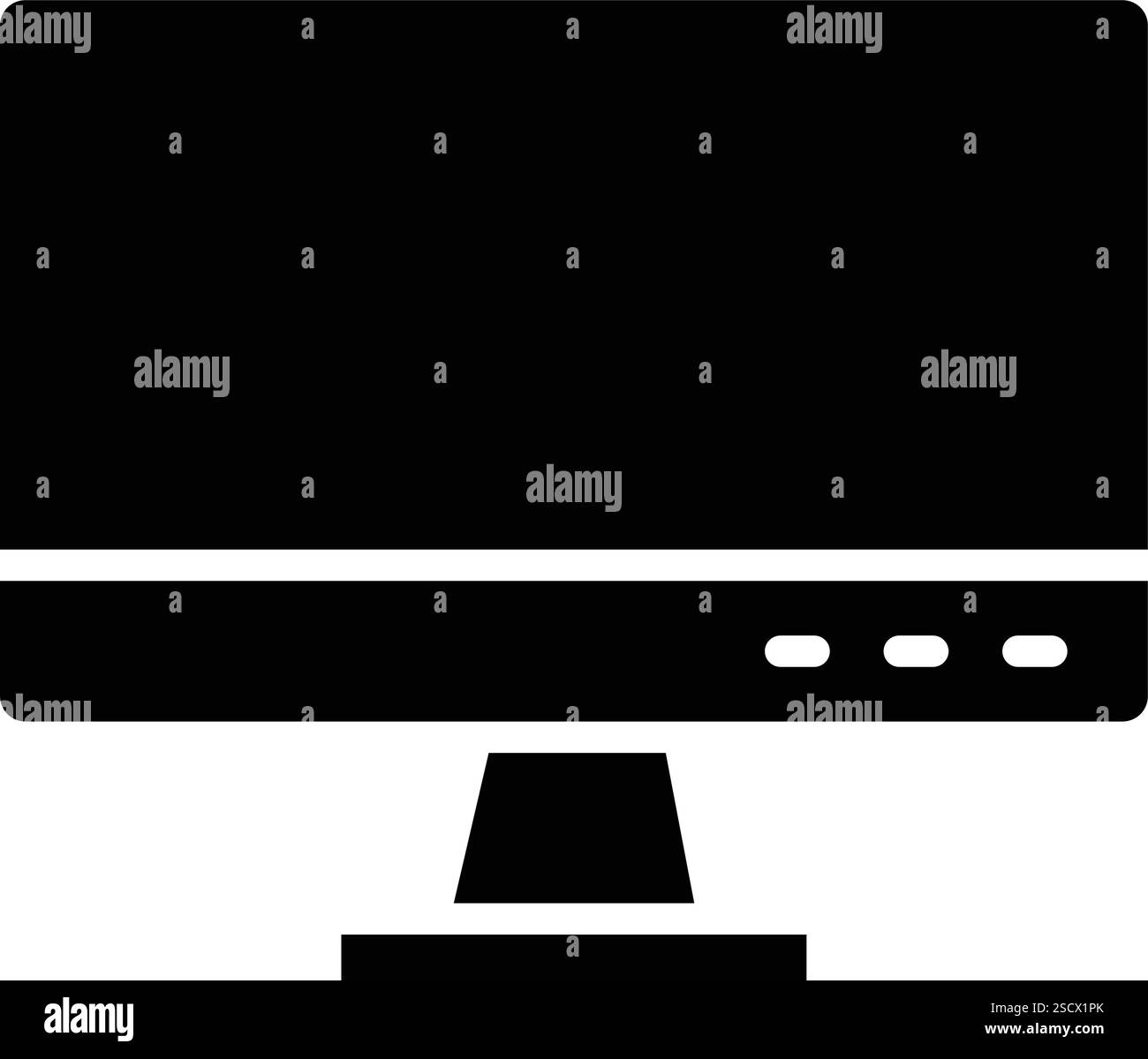 Lcd screen vector vectors Black and White Stock Photos & Images - Alamy