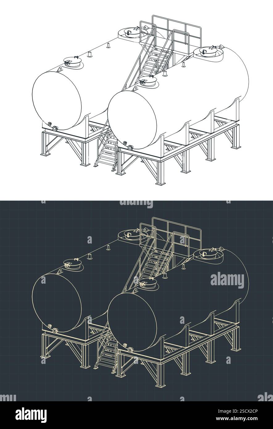 Blueprints oil gas equipment drawings hi-res stock photography and ...