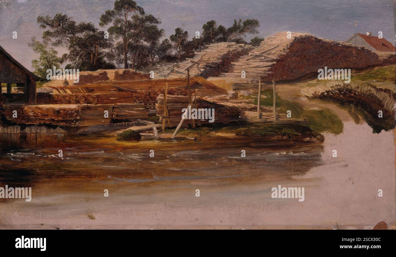 Timber yard 19th century hi-res stock photography and images - Alamy