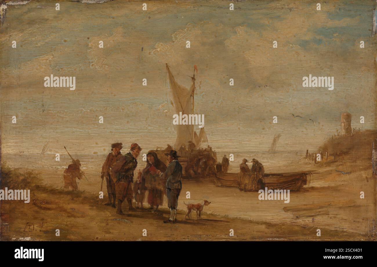 Flemish Coast, probably last half of 17th century Stock Photo - Alamy