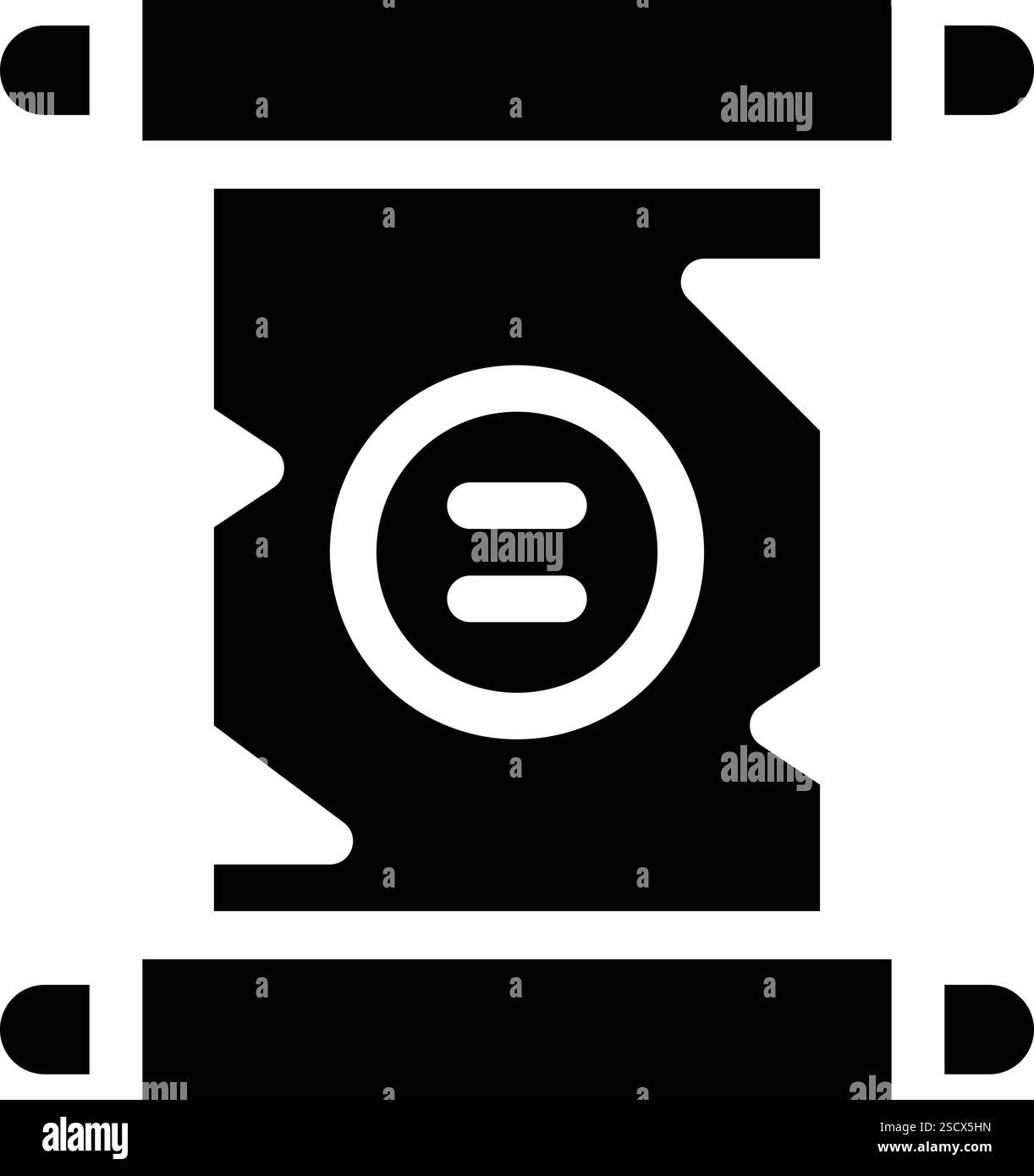 Line scroll icon vector hi-res stock photography and images - Alamy