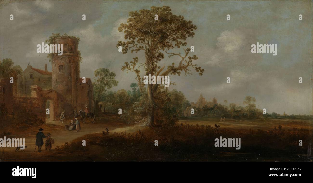 Landscape, 1st half of 17th century Stock Photo - Alamy