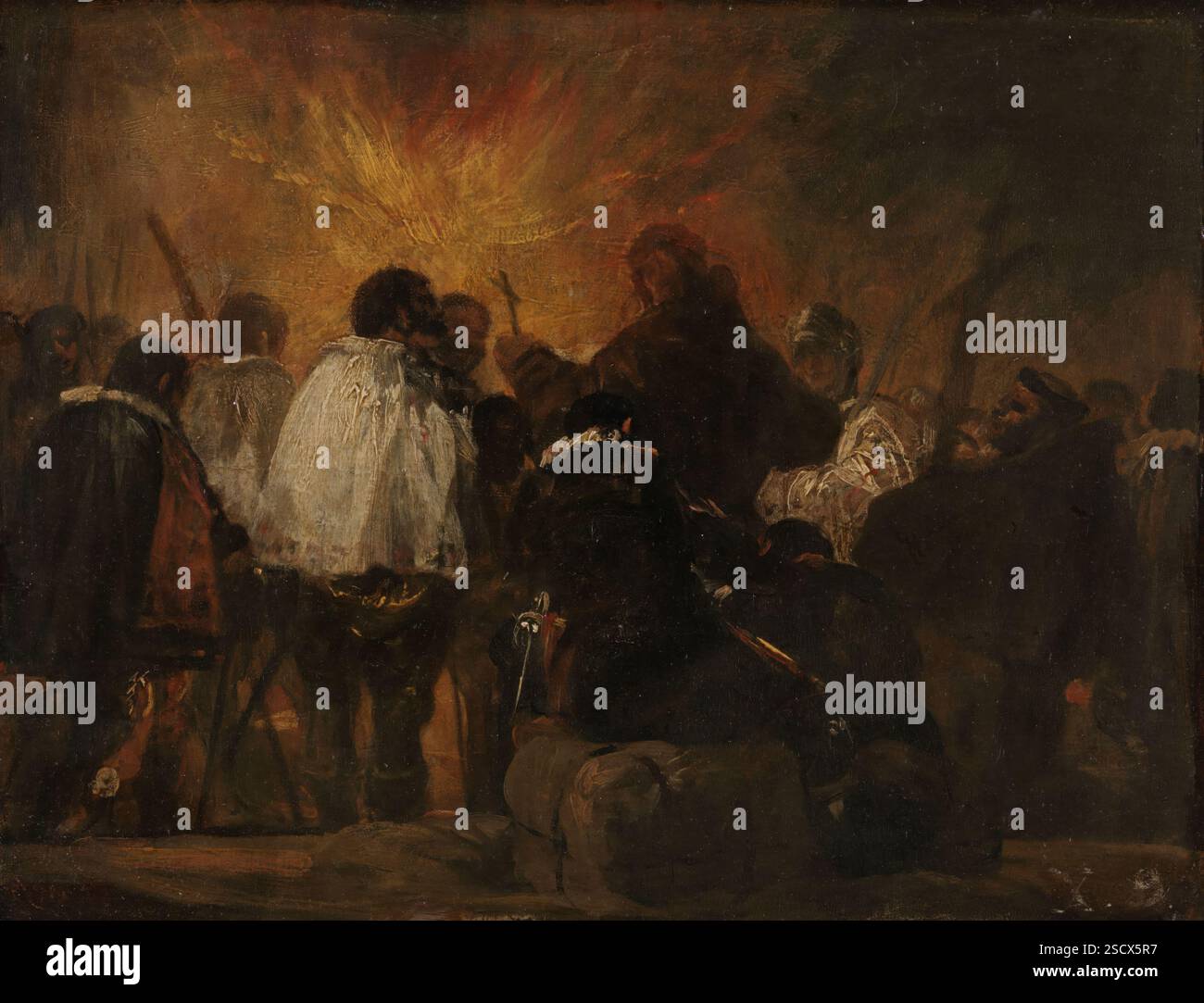 Night Scene from the Inquisition, probably 1810 Stock Photo - Alamy