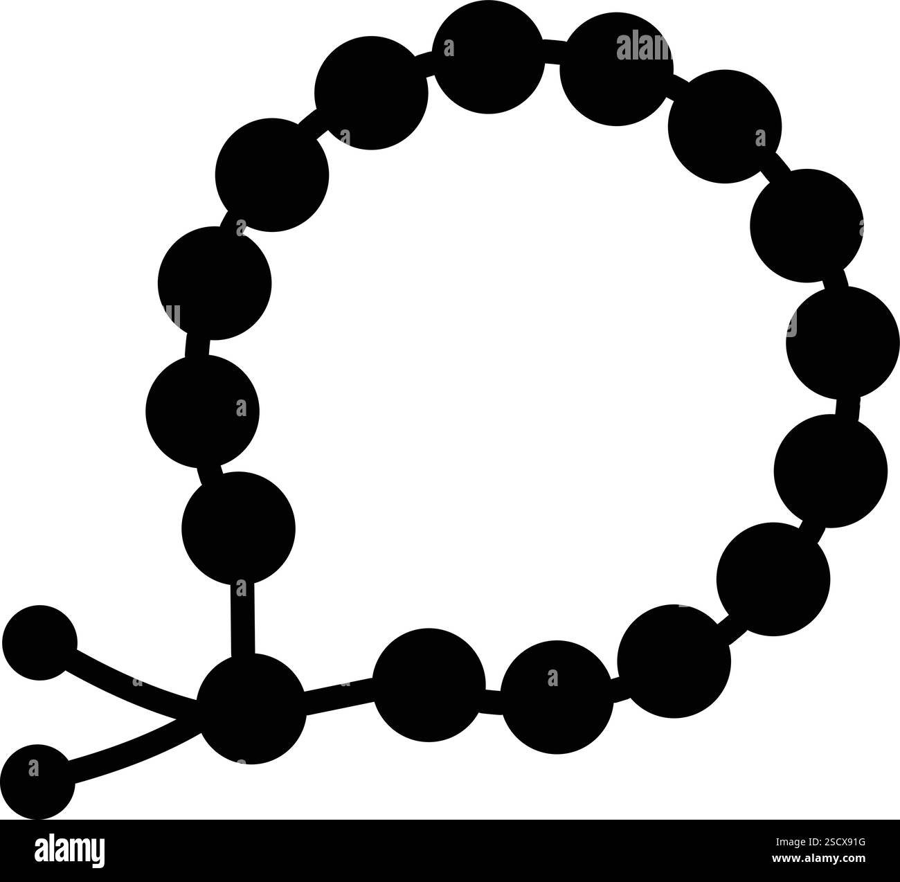Beads vector vectors Stock Vector Images - Alamy
