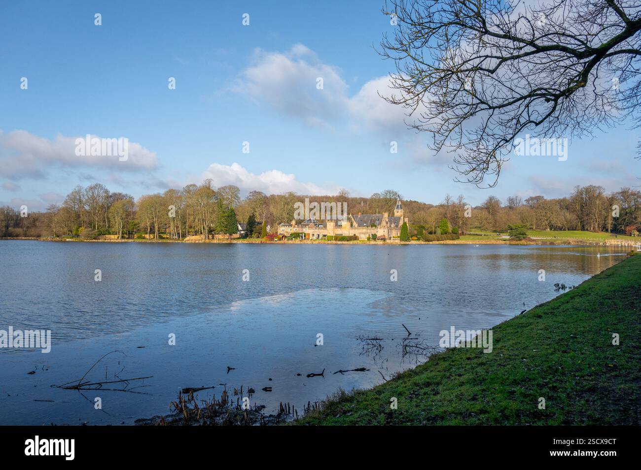 The Folly Castle,Folly Forts and Upper Lake at Newstead Abbey ...