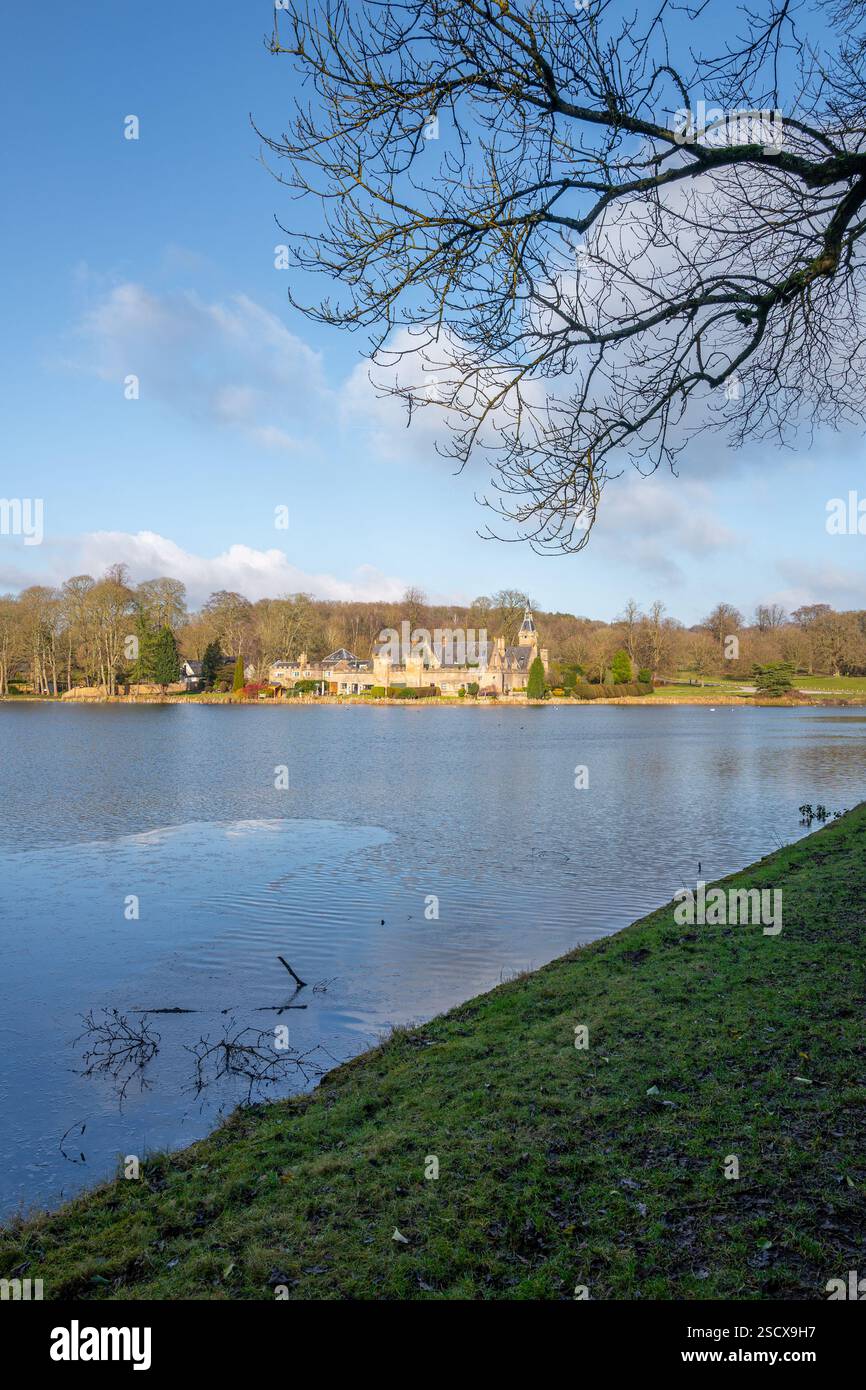 The Folly Castle,Folly Forts and Upper Lake at Newstead Abbey ...
