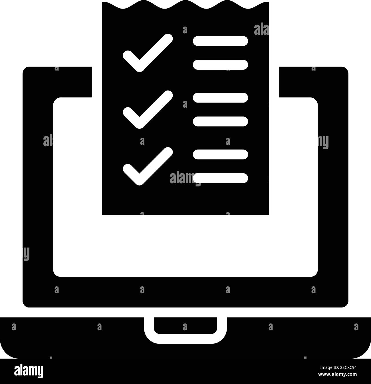Item check list Black and White Stock Photos & Images - Alamy
