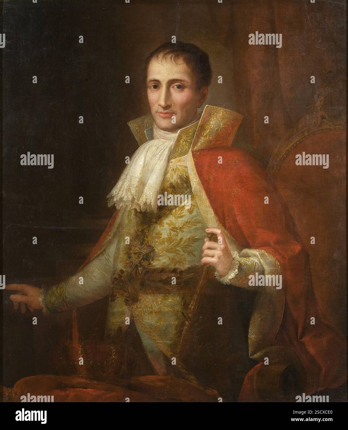 A portrait of Joseph Bonaparte as King of Spain by Robert Lefevre ...