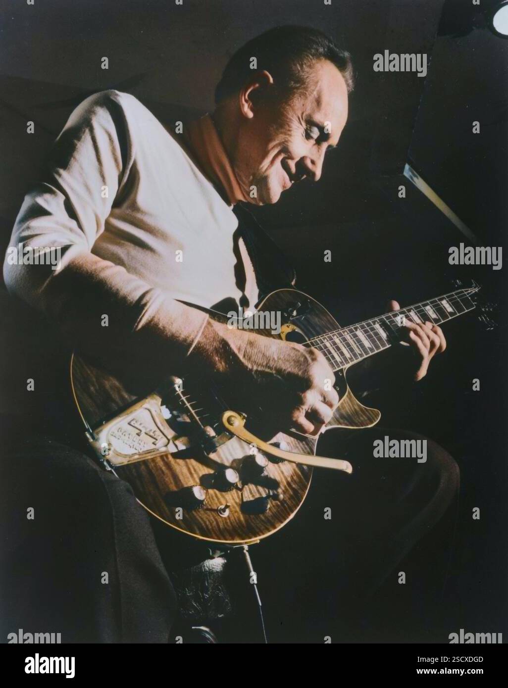 Portrait of Les Paul, Fat Tuesday, New York, N.Y., ca. 1980s ...