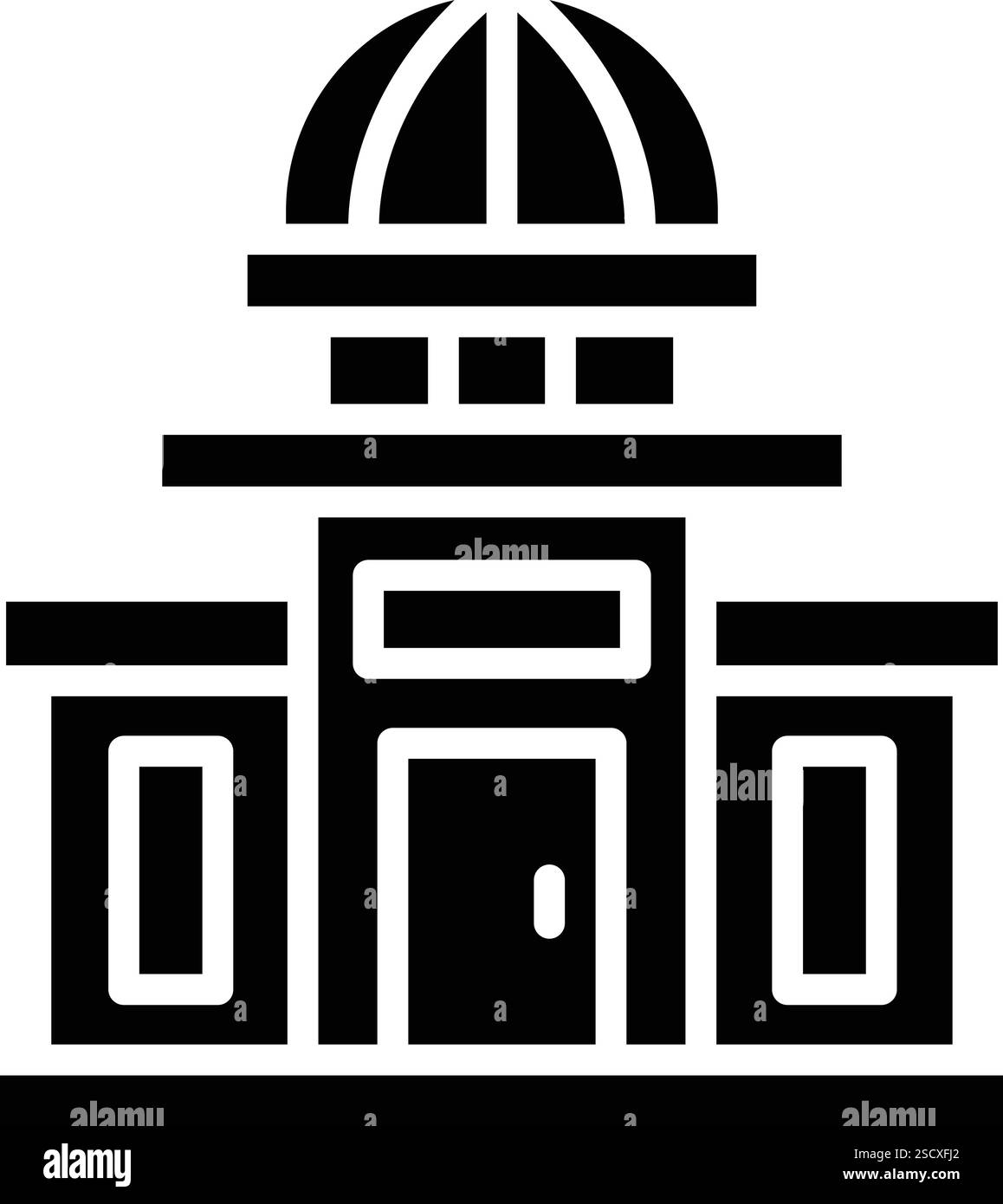 Government building Vector Icon Design Illustration Stock Vector Image ...
