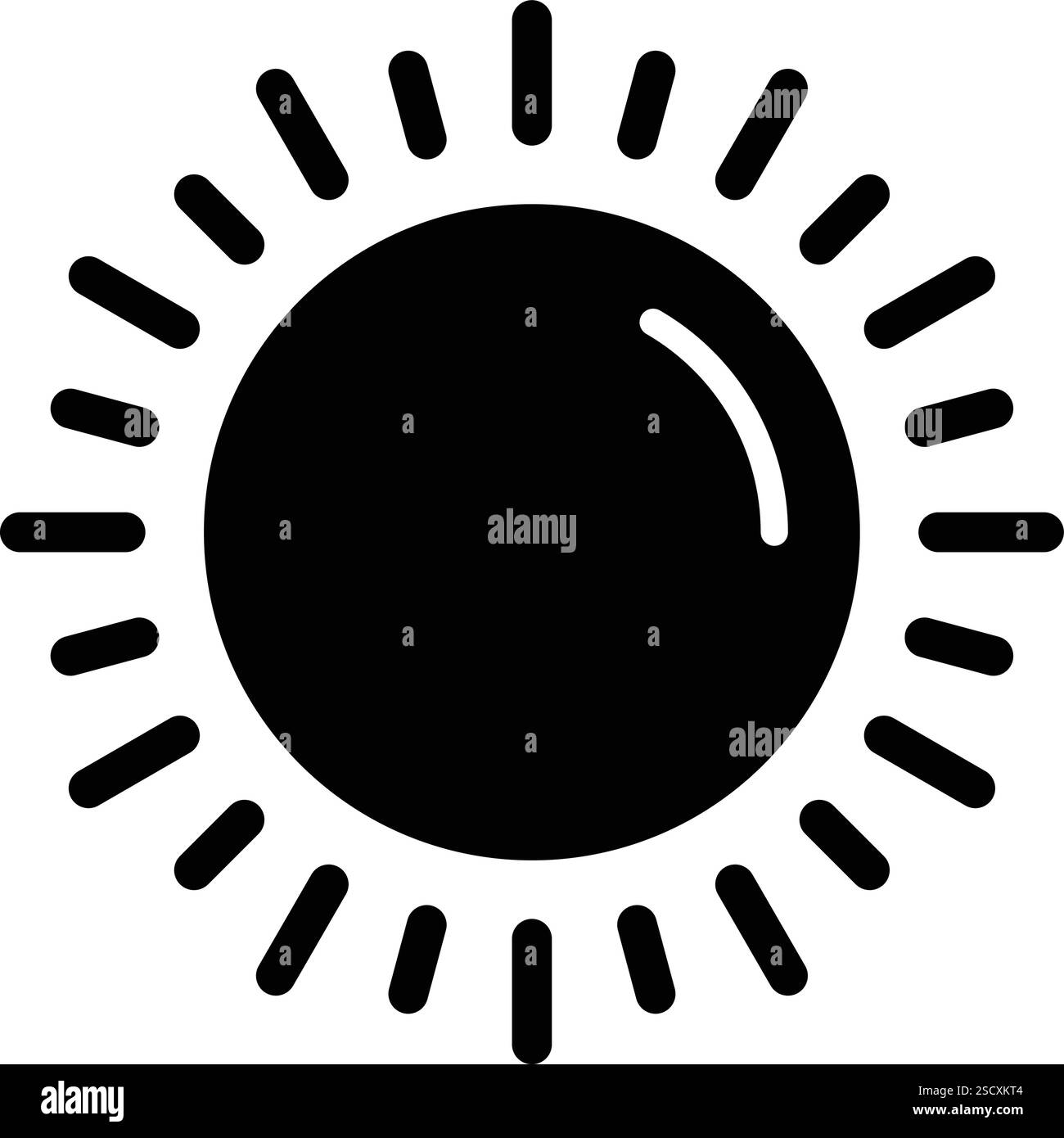 Sunrise icon vector symbol Cut Out Stock Images & Pictures - Alamy