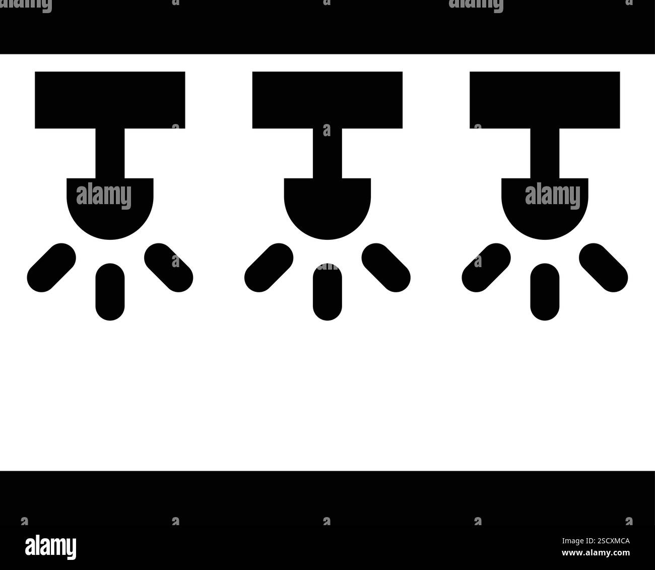 Spotlight line icon outline Black and White Stock Photos & Images - Alamy