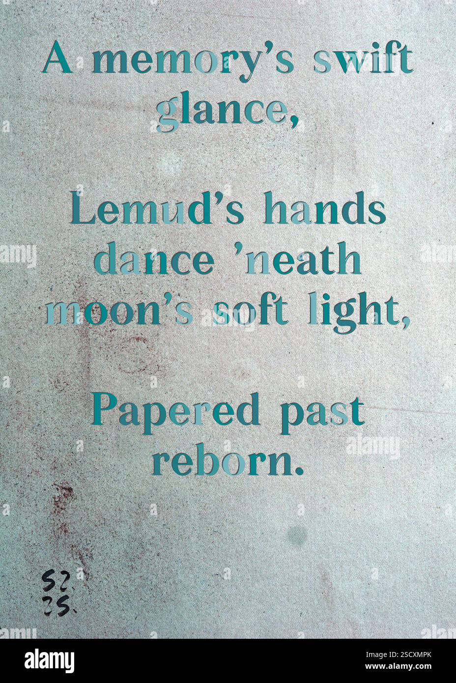 A memory's swift glance, Lemud's hands dance 'neath moon's soft light ...